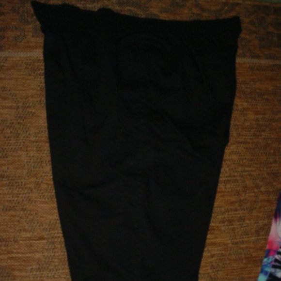Just My Size | Pants & Jumpsuits | Jms Black Stretch Capri Pants 4x ...